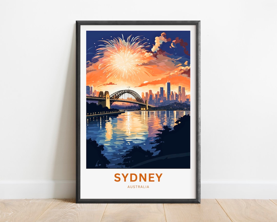 Sydney Harbour Bridge Travel Print - Sydney Harbour Bridge Poster ...