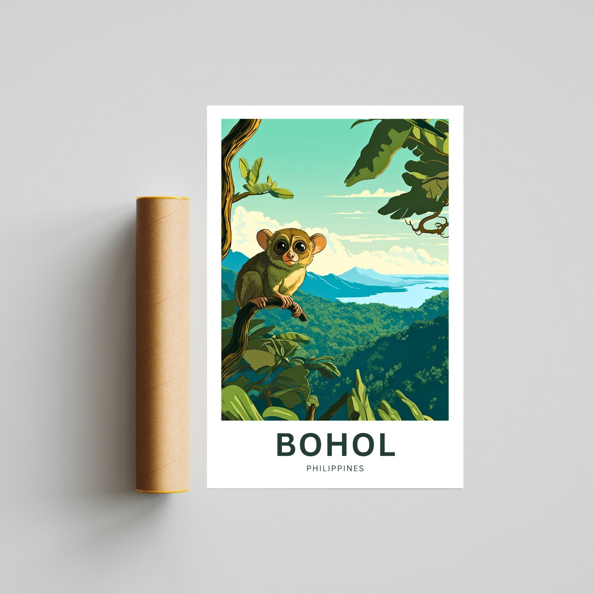 Personalized Bohol Travel Print Bohol Poster Philippines - Etsy UK