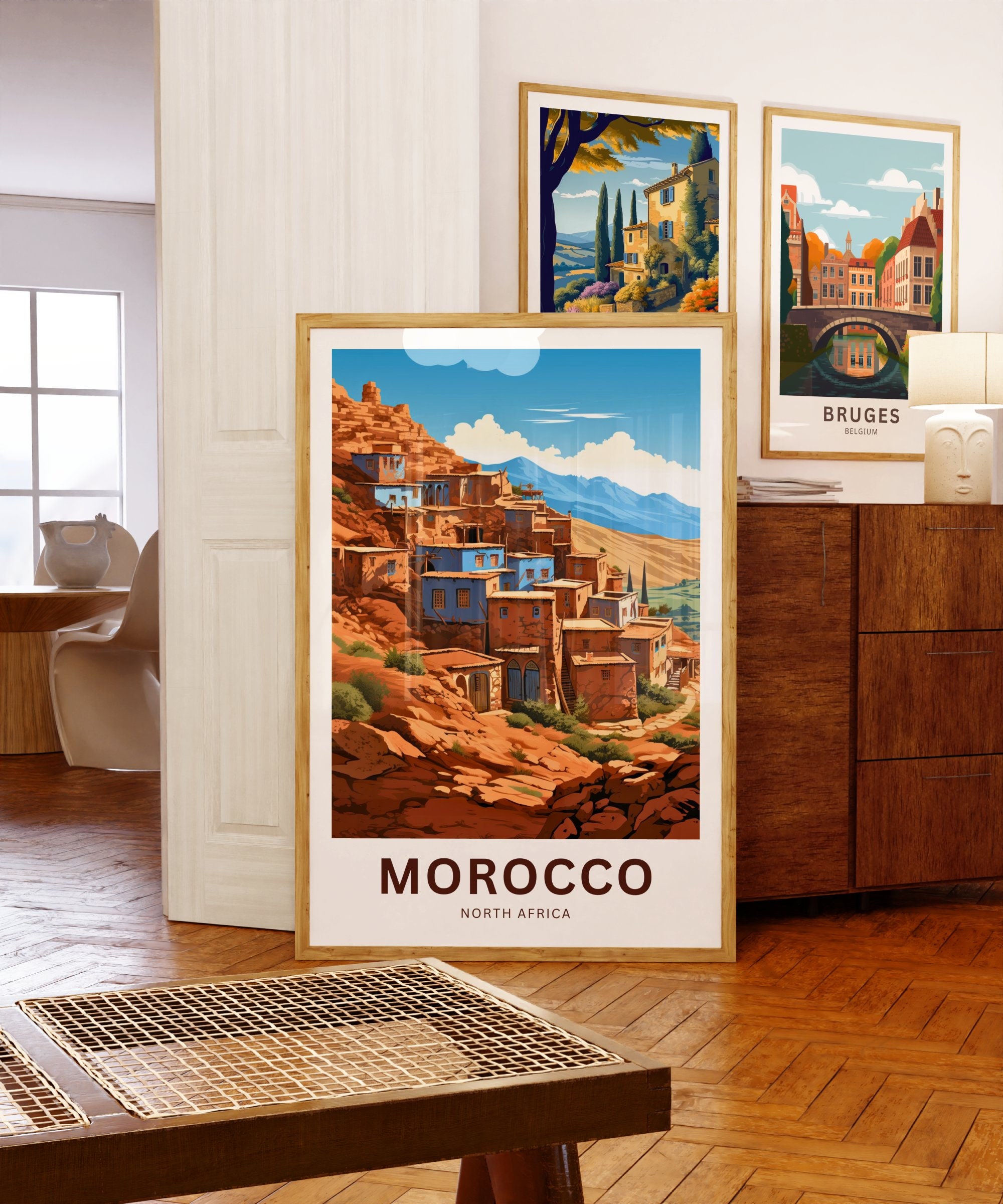 Morocco Travel Print Morocco Poster North Africa Wall Art - Etsy