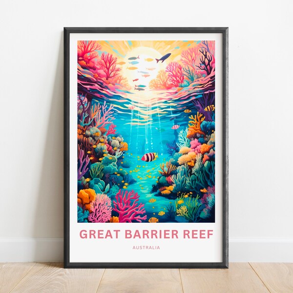 Great Barrier Reef Poster - Etsy
