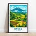 Davao Travel Print - Davao Poster, Philippines Wall Art, Framed Present ...