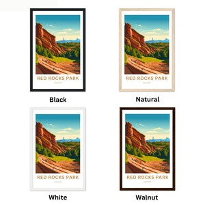 Red Rocks Amphitheatre Travel Print - Red Rocks Amphitheatre Poster ...