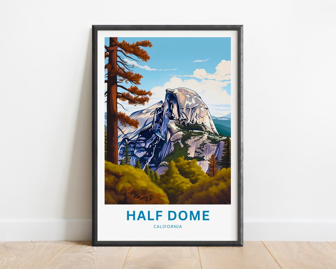Half Dome Print: Yosemite National Park, California Wall Art - Etsy