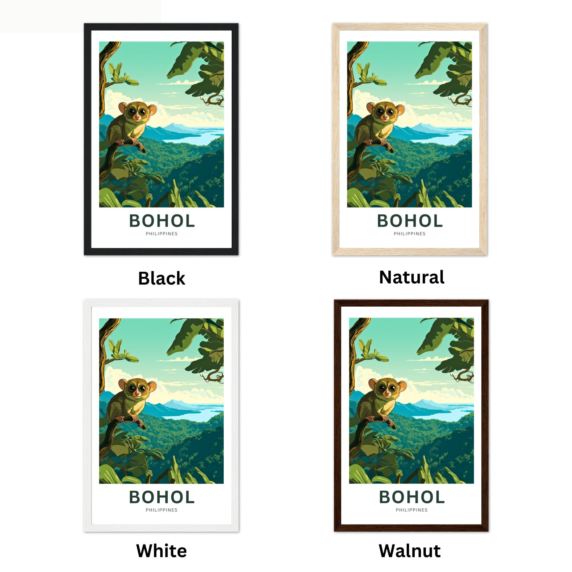 Personalized Bohol Travel Print Bohol Poster Philippines - Etsy UK