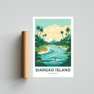 Personalized Siargao Island Travel Print - Siargao Island Poster ...