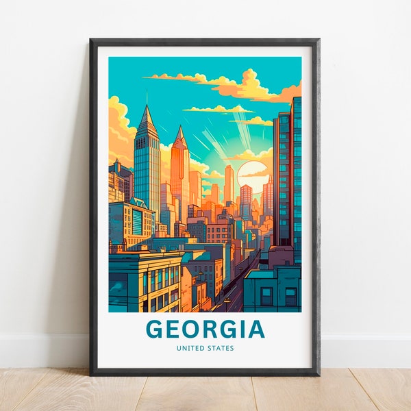 Georgia Poster - Etsy