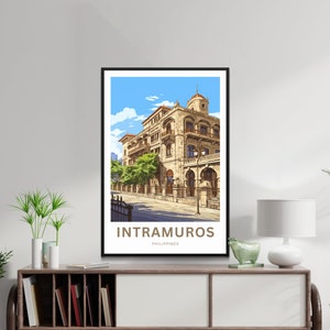 Intramuros Travel Print - Intramuros Poster, Philippines Wall Art ...