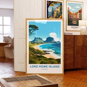 Lord Howe Island Travel Print - Lord Howe Island Poster, Australia Wall ...