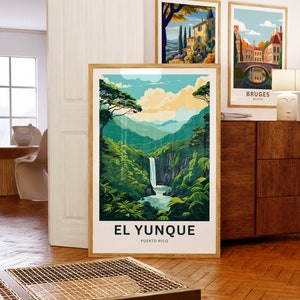 El Yunque Travel Print - El Yunque Poster, El Yunque National Forest ...