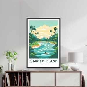 Personalized Siargao Island Travel Print - Siargao Island Poster ...