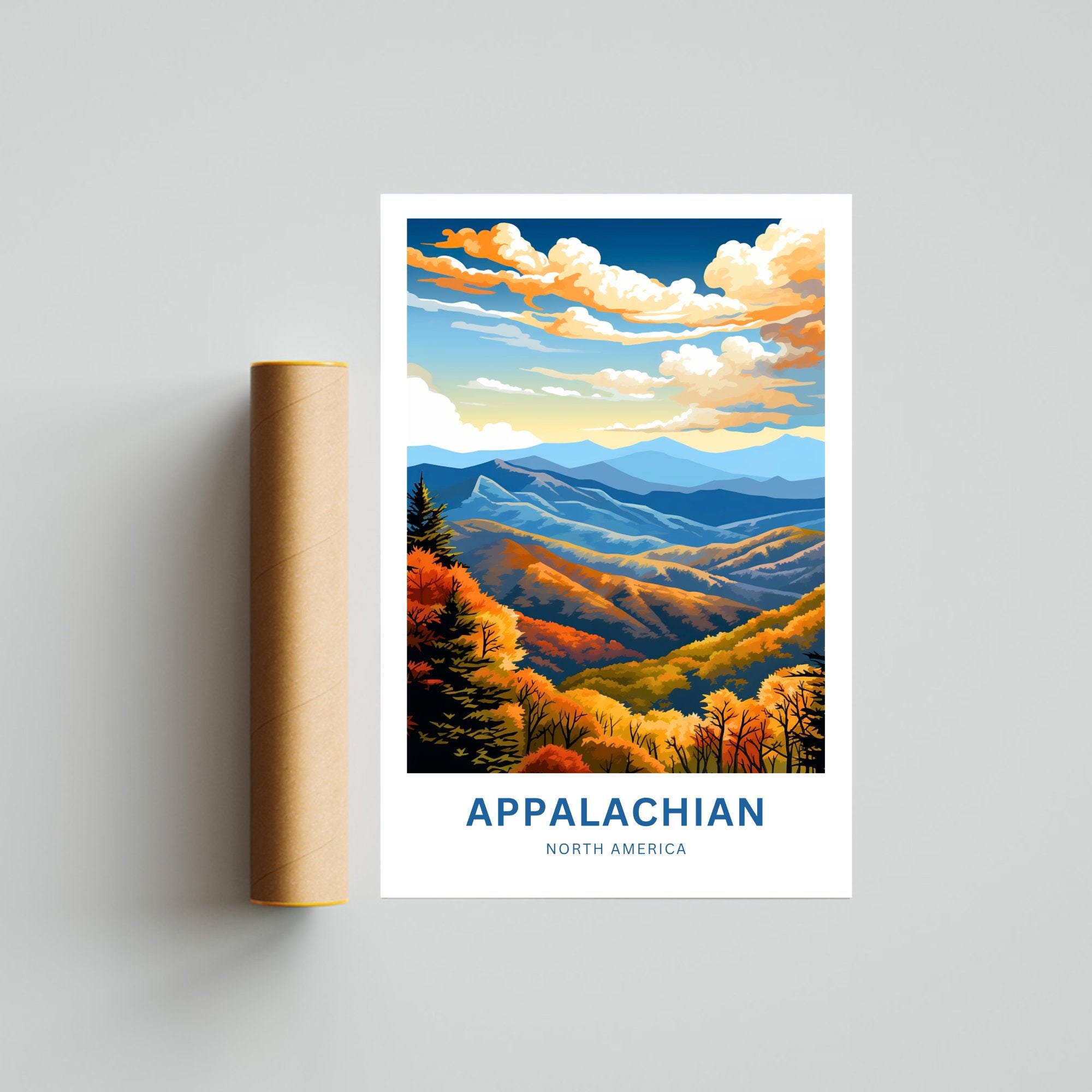 Personalized Appalachian Mountains Print Appalachian Poster, North ...