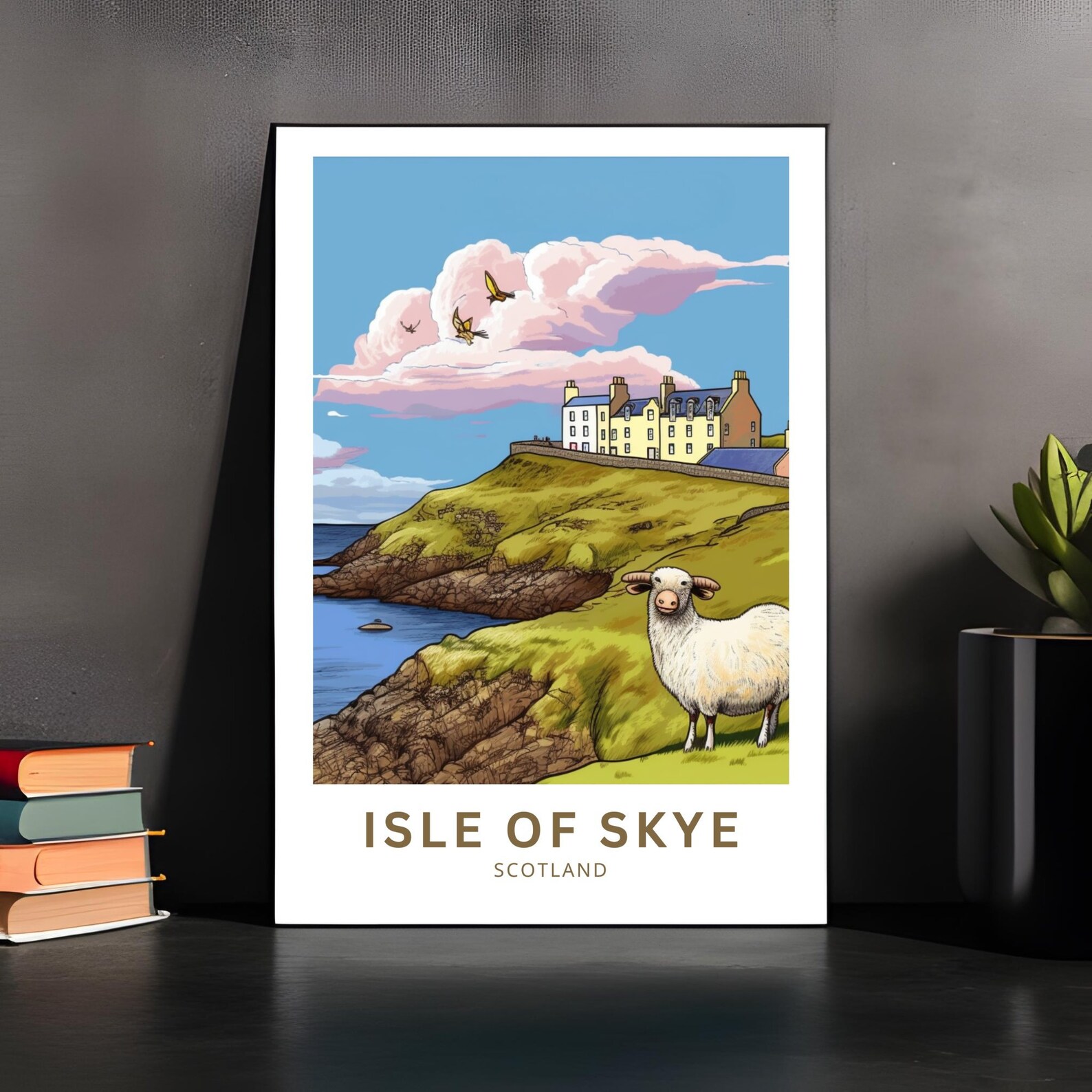 Isle of Skye Travel Print Wall Art Isle of Skye Wall Hanging - Etsy