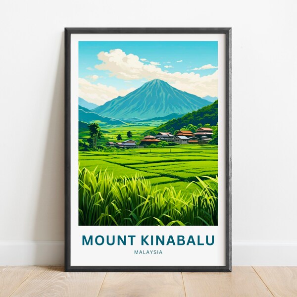 Kinabalu Poster - Etsy