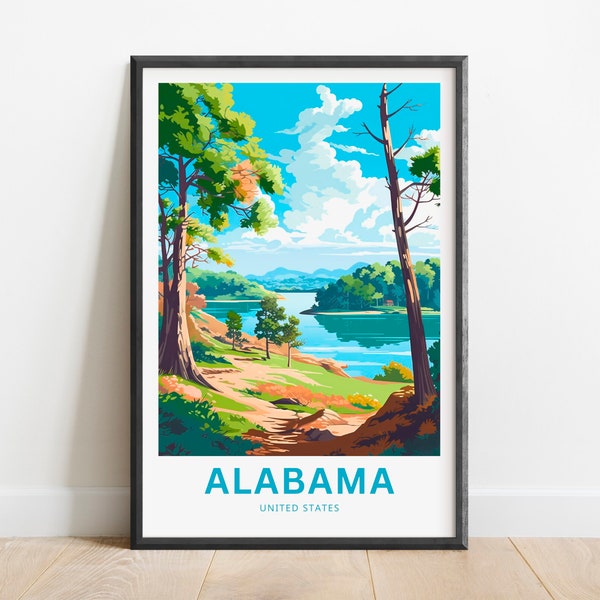 Alabama Poster - Etsy