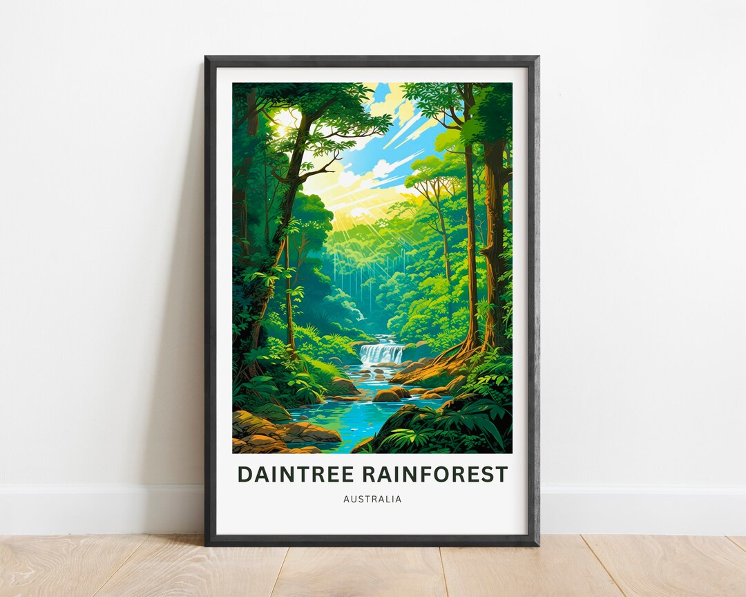 Daintree Rainforest Travel Print - Daintree Rainforest Poster ...