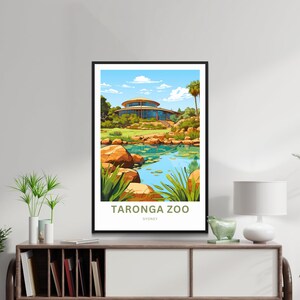 Personalized Taronga Zoo Travel Print - Taronga Zoo Poster, Sydney Wall ...