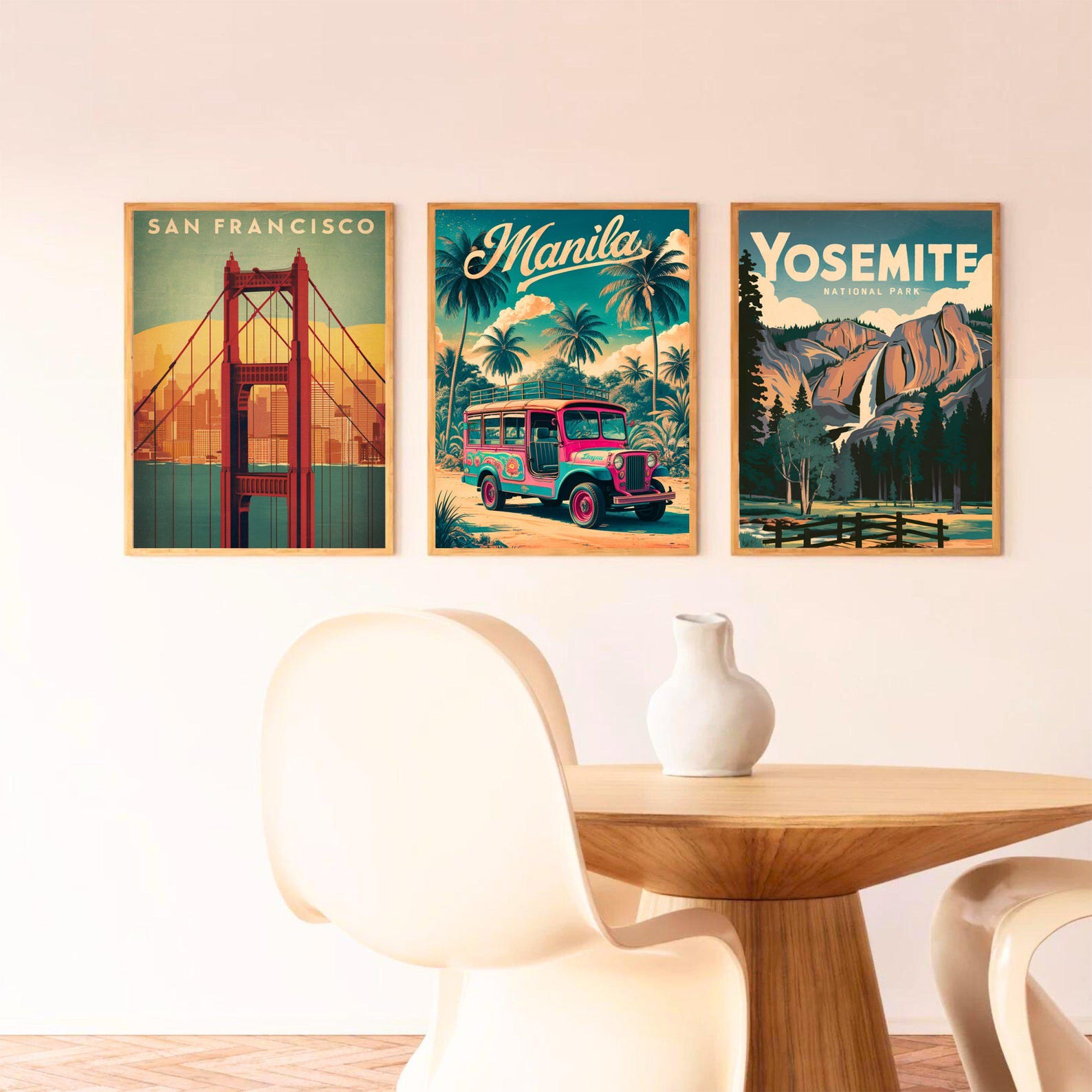 Manila Vintage Travel Poster - Manila Print, Philippines Wall Art ...
