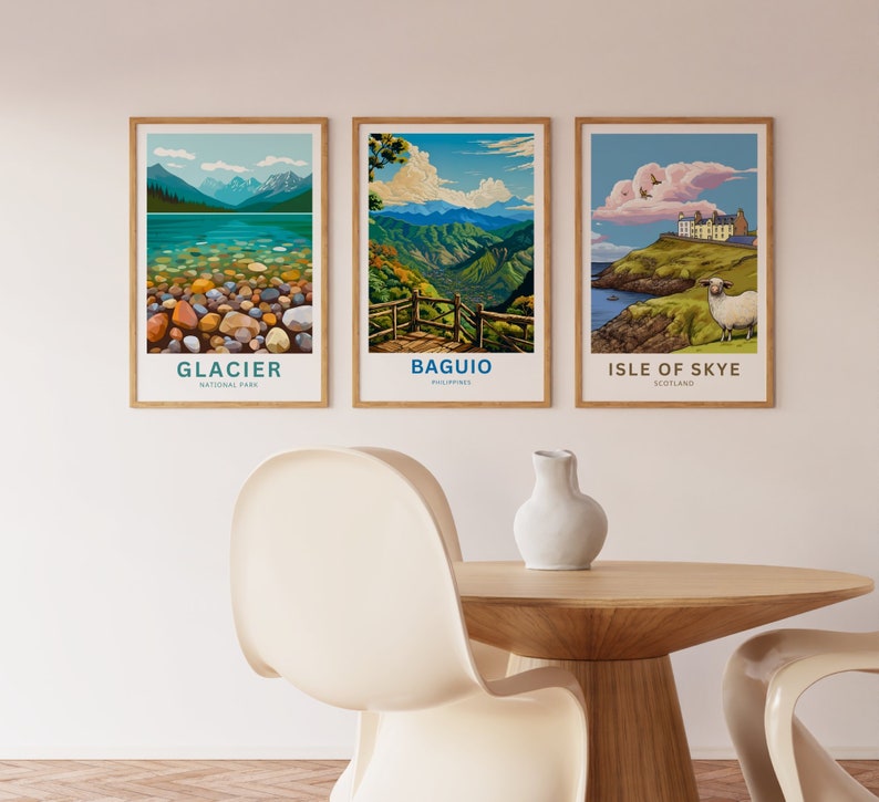 Baguio City Travel Print Baguio Poster, Philippines Wall Art, Framed ...
