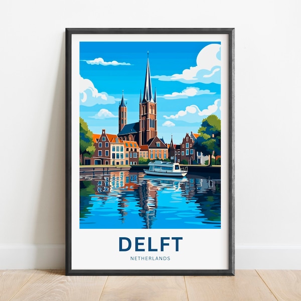 Delft Print - Etsy