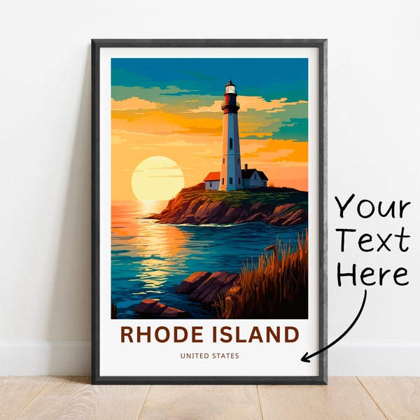 Rhode Island Print - Etsy