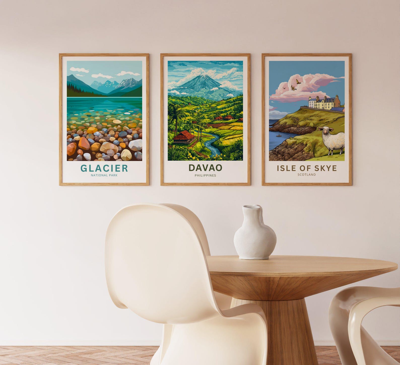 Davao Travel Print - Davao Poster, Philippines Wall Art, Framed Present ...