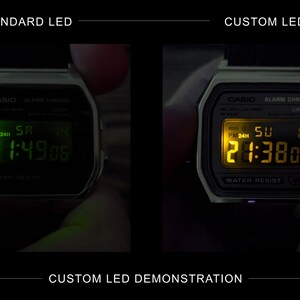 Custom Casio F-91W "panda" Mod || Black & White Digital Sports Alarm ...