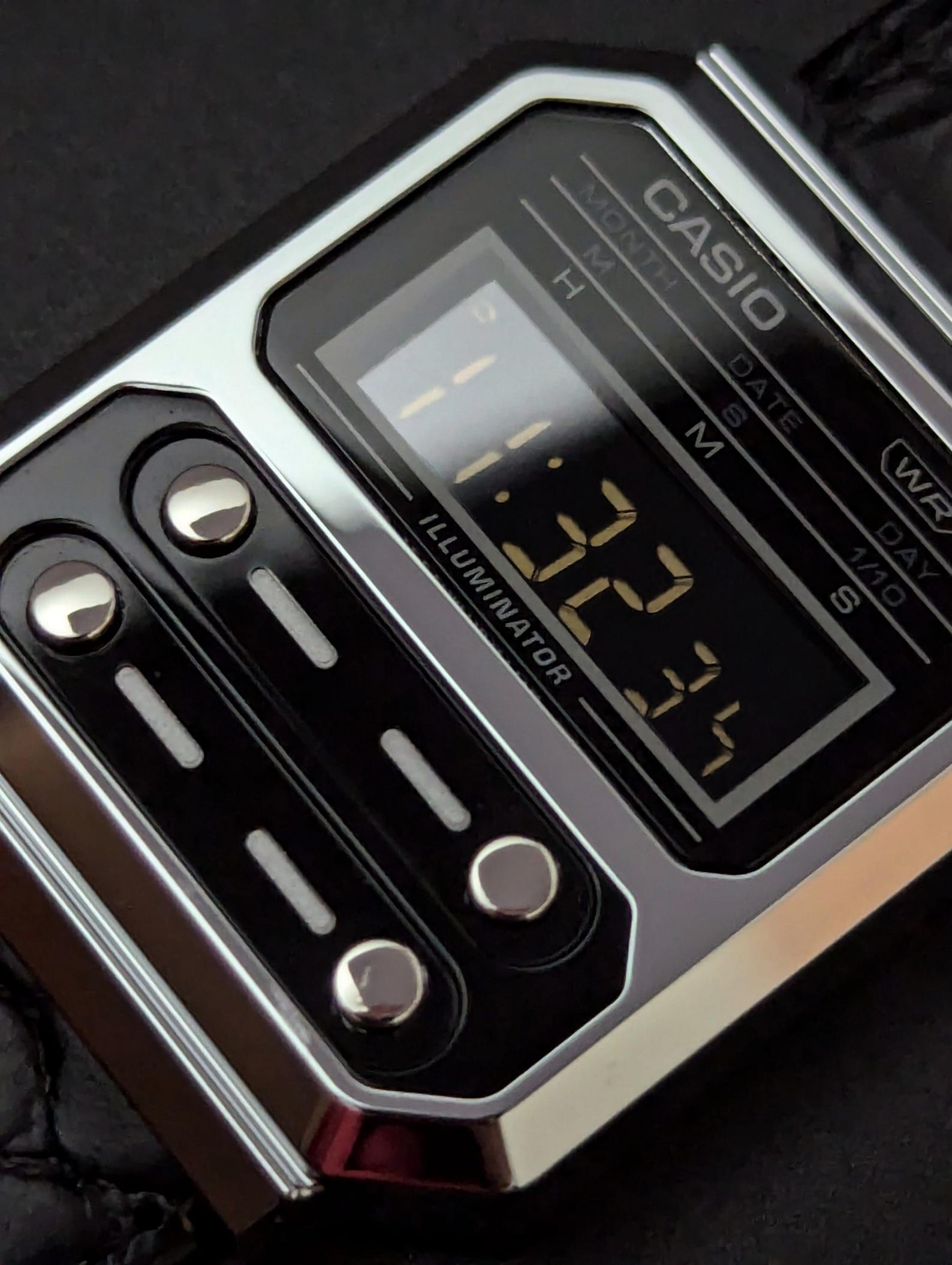 Custom Casio A100WE Agent || Genuine Leather Hand-notched Strap ...