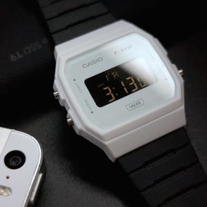Custom Casio F-91W "panda" Mod || Black & White Digital Sports Alarm ...