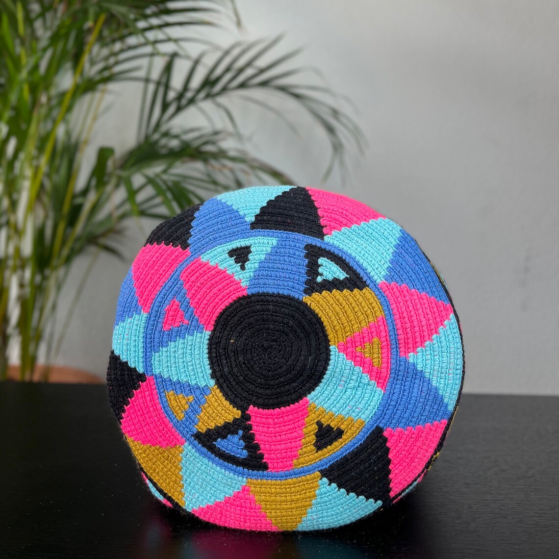 Large WAYUU Bag W/ Braided Handles, WAYUU Mochila Bag, Wayuu Purse ...