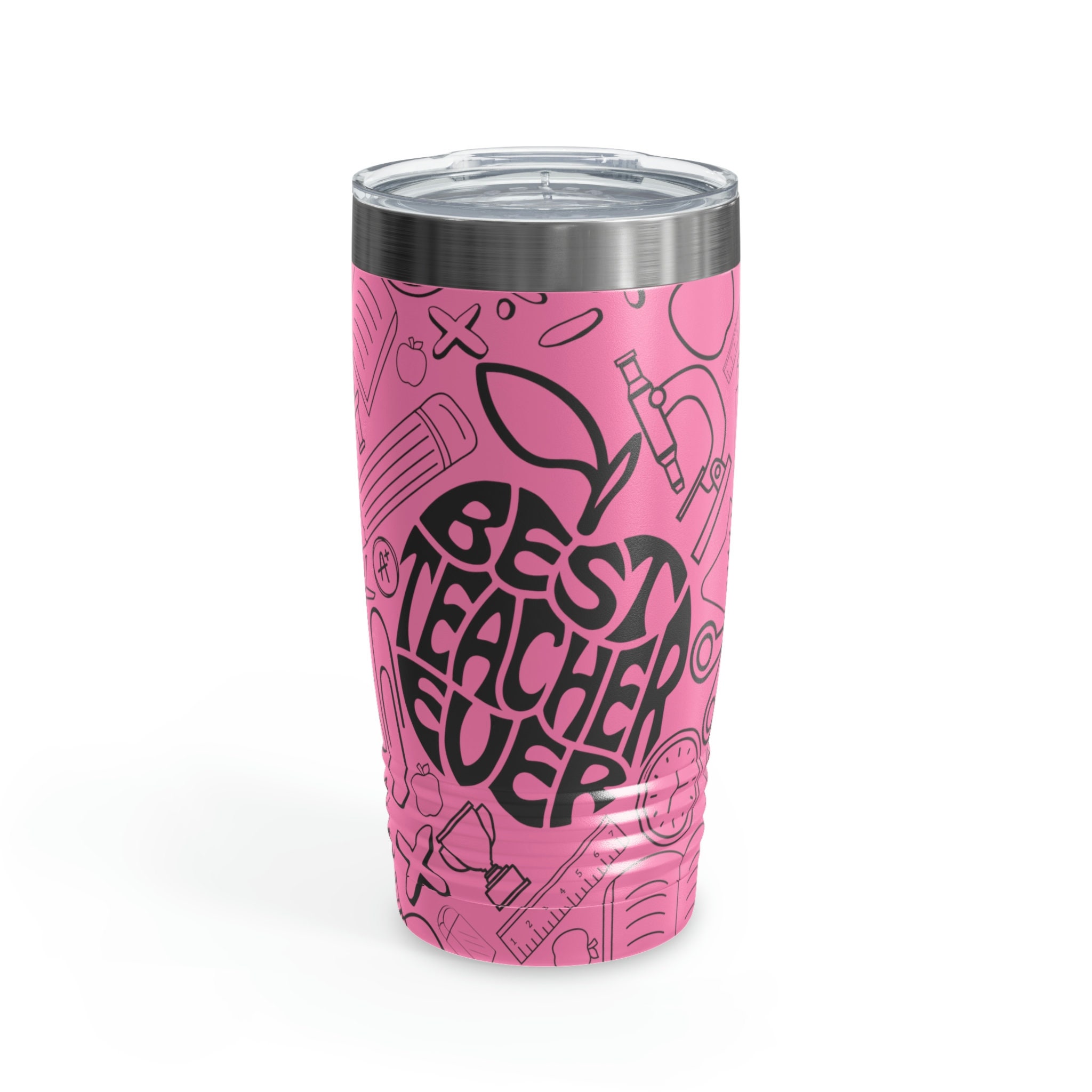 Outline Best Teacher Ever, 20oz Ringneck Tumbler, Unique Present - Etsy
