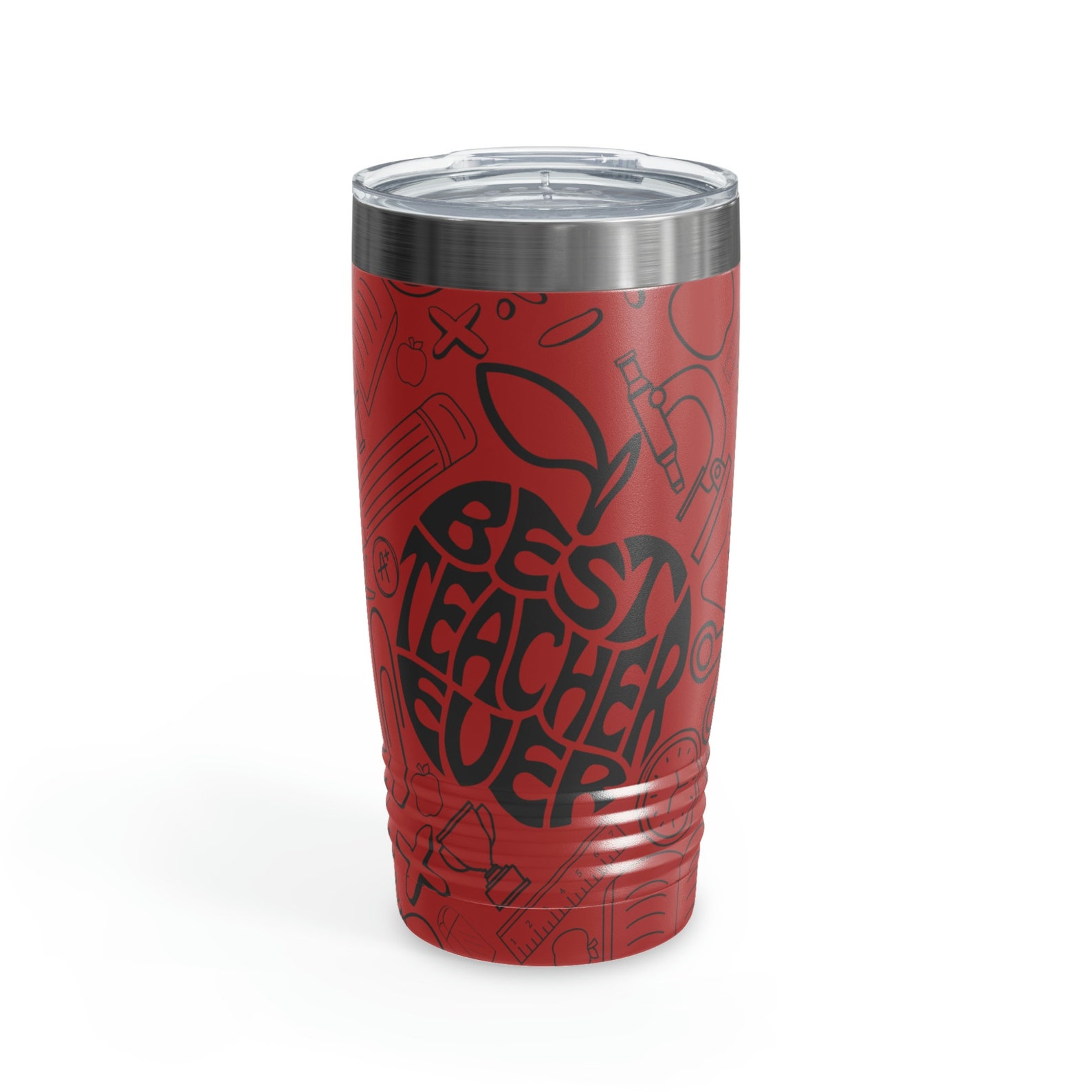 Outline Best Teacher Ever, 20oz Ringneck Tumbler, Unique Present - Etsy