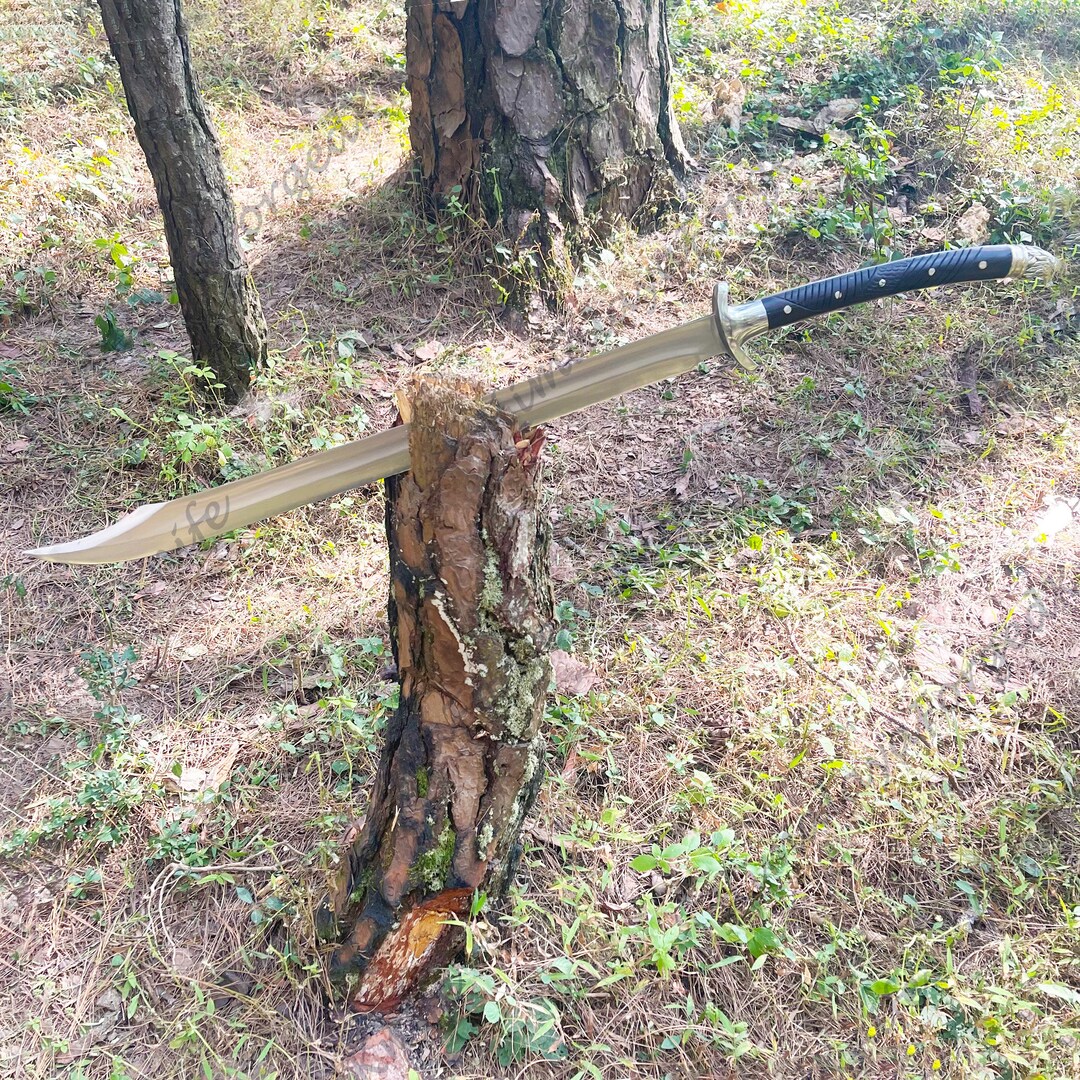 27 Inch Handcrafted Viking Sword With Eagle Head Pommel: Truck Leaf ...