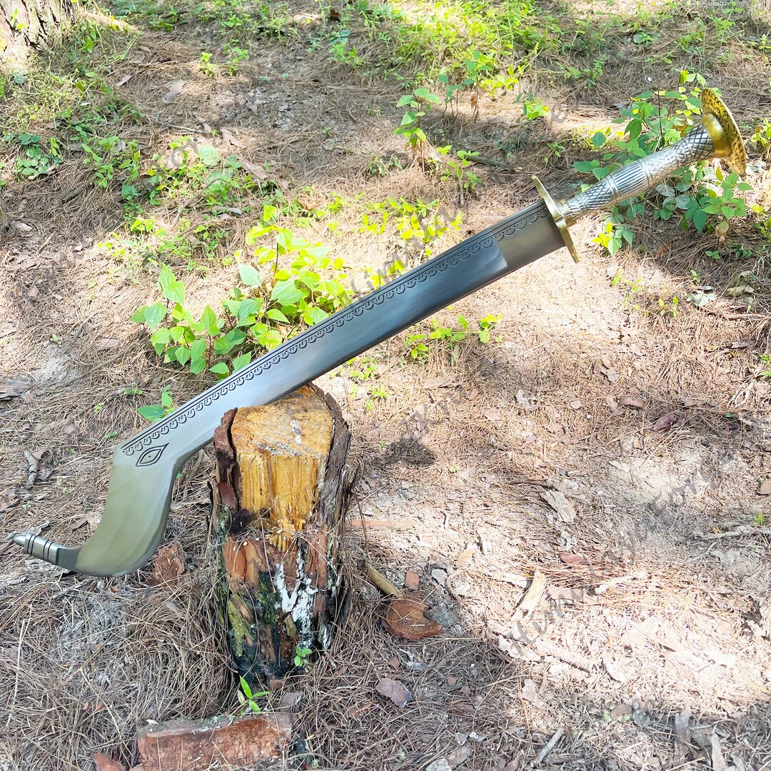 Viking Mandeville: Tempered 30-inch Blade Traditional Machete in Ram ...