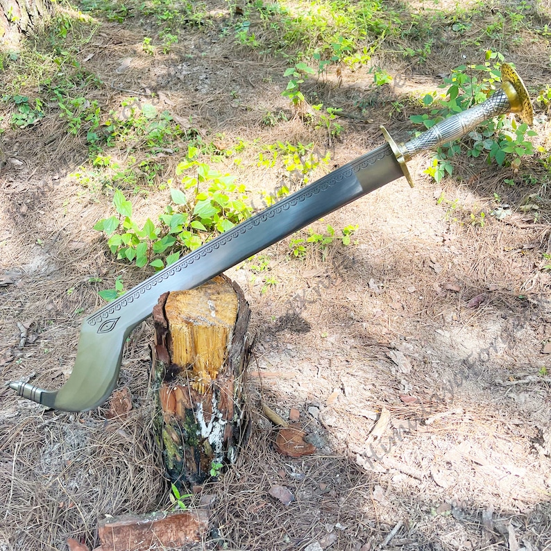 Viking Mandeville: Tempered 30-inch Blade Traditional Machete in Ram ...