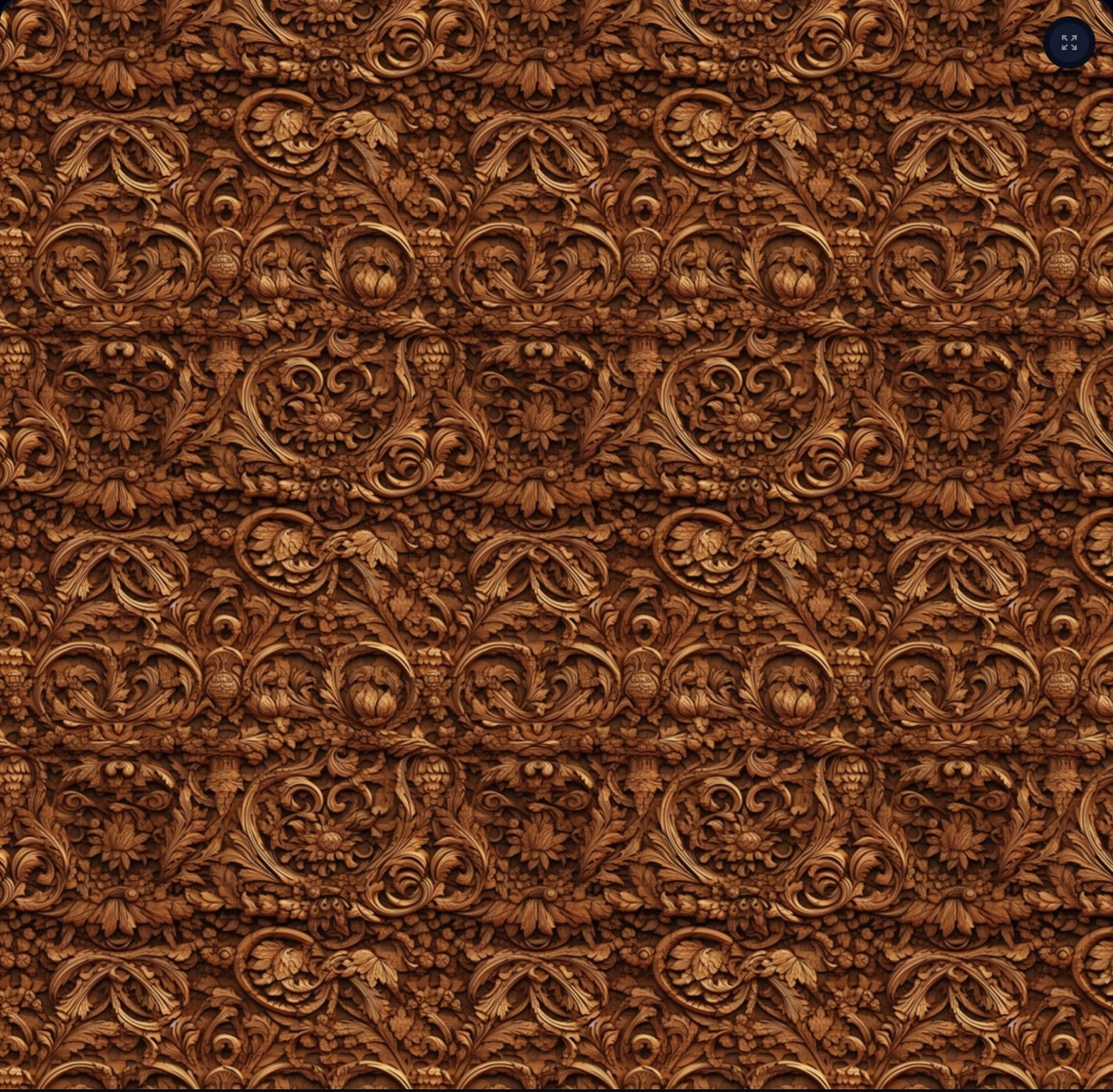 Intricate Wood Carving 6, Repeating Seamless Pattern. Patterns Can Be ...