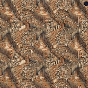 Surrealist Steps Repeating Seamless Patterns Can Be Applied to Any ...
