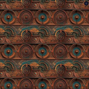 Intricate Wood Carving 7, Repeating Seamless Pattern. Patterns Can Be ...