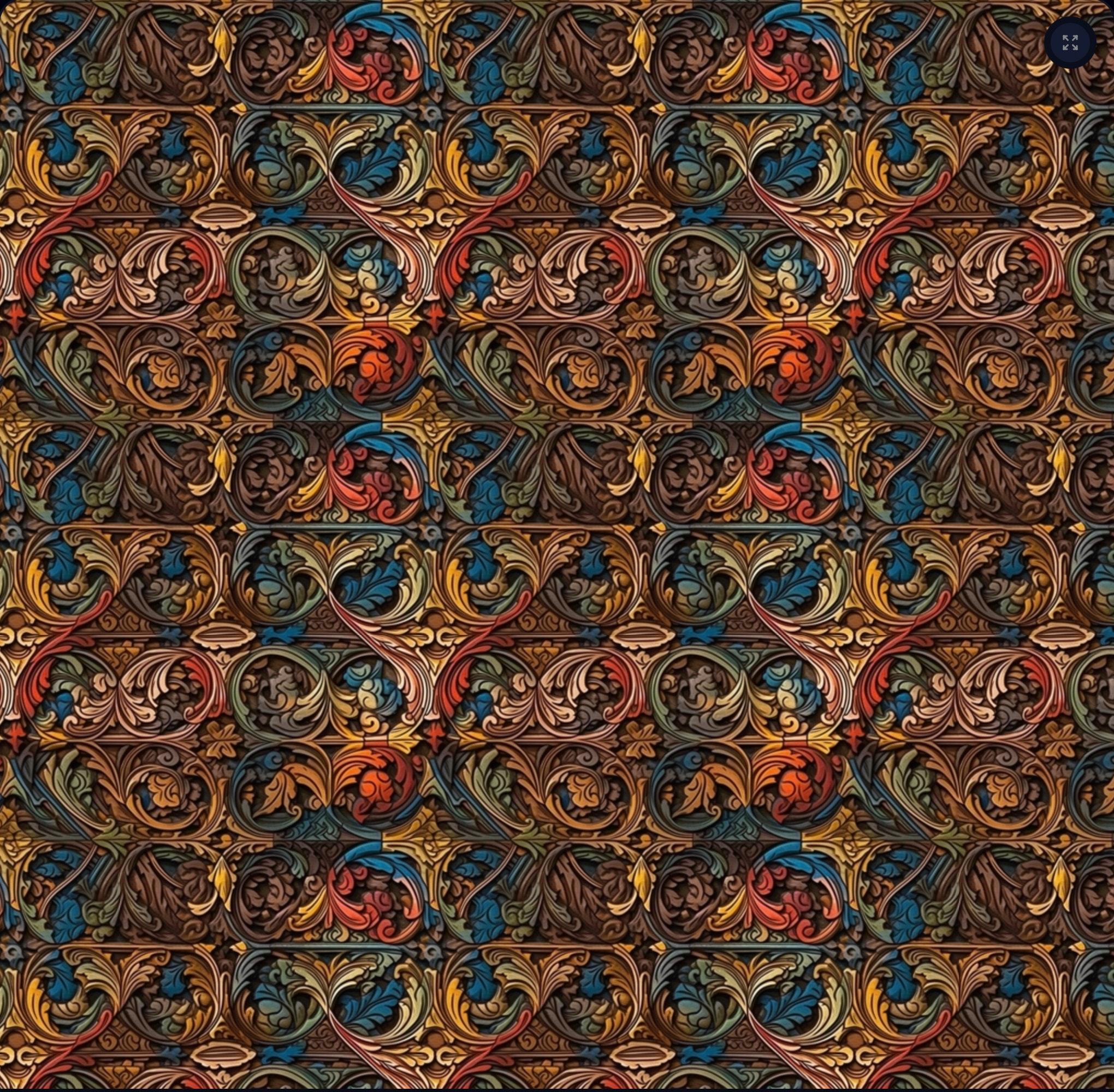 Intricate Wood Carving 4, Repeating Seamless Pattern. Patterns Can Be ...