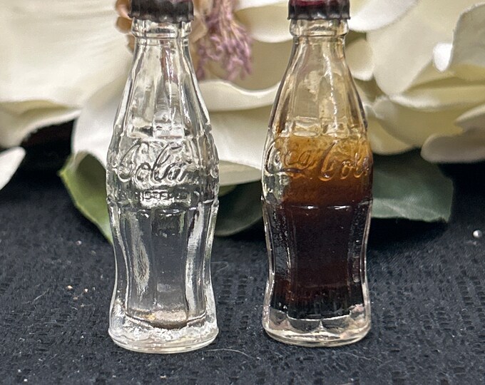 Vintage Coca-cola Coke Bottle, Miniature Coca-cola Coke Bottle ...