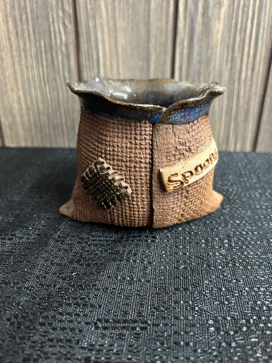 Antique Ceramic Spoon Holder - Etsy