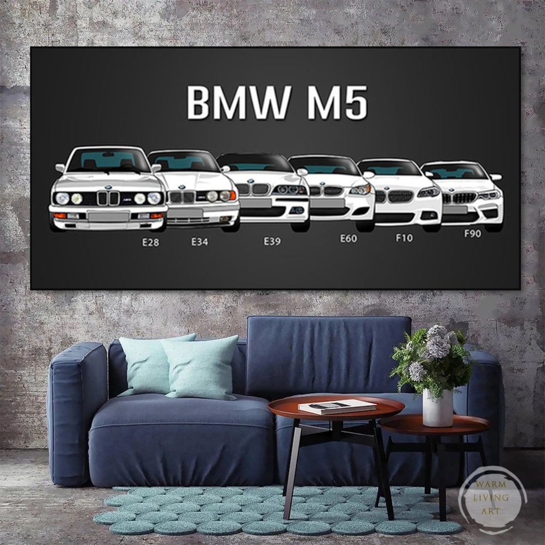 BMW M Generation Poster BMW History BMW Print Modern - Etsy