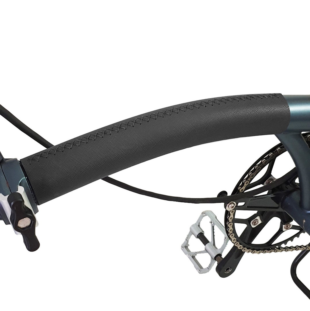 Brompton Frame Protector Wrap Saffiano Genuine Leather - Etsy