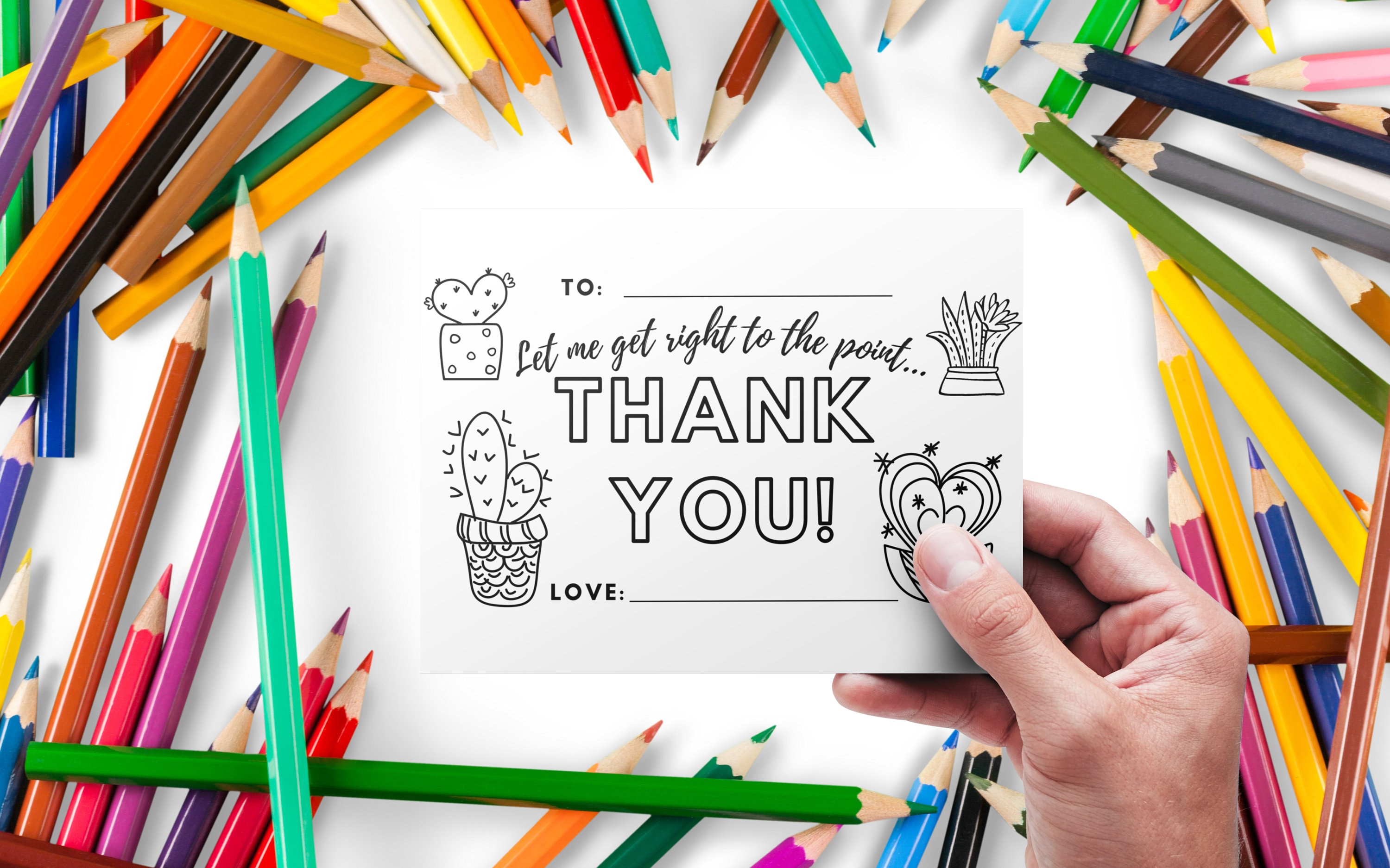 Last Day of School Coloring Page - Cactus Theme - Etsy