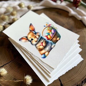 Easter Bunny Clipart Bundle, Digital Download, Cute Rabbit Graphics ...