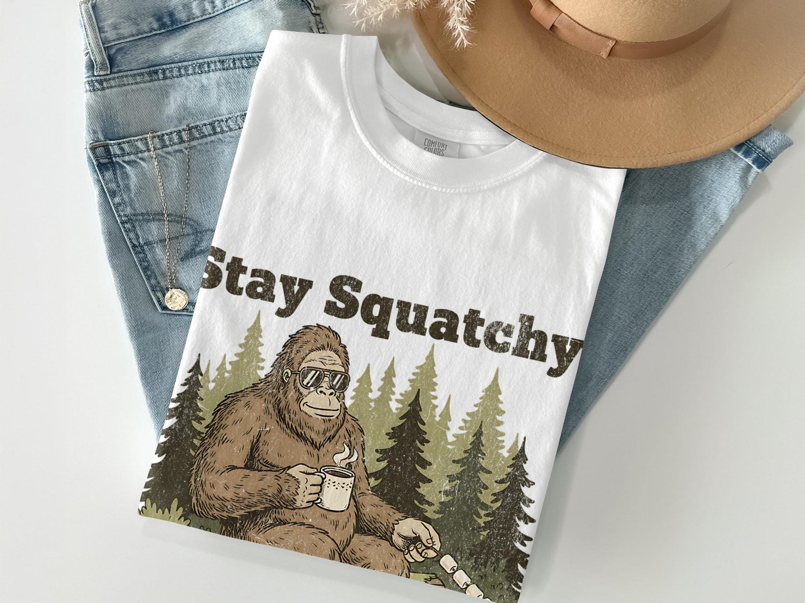 Bigfoot Stay Squatchy PNG, Keep It Chill, Vintage Sasquatch Design ...