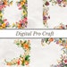 16 Spring Flower Corners Clipart, Flower Corners, Flower Borders, PNG ...