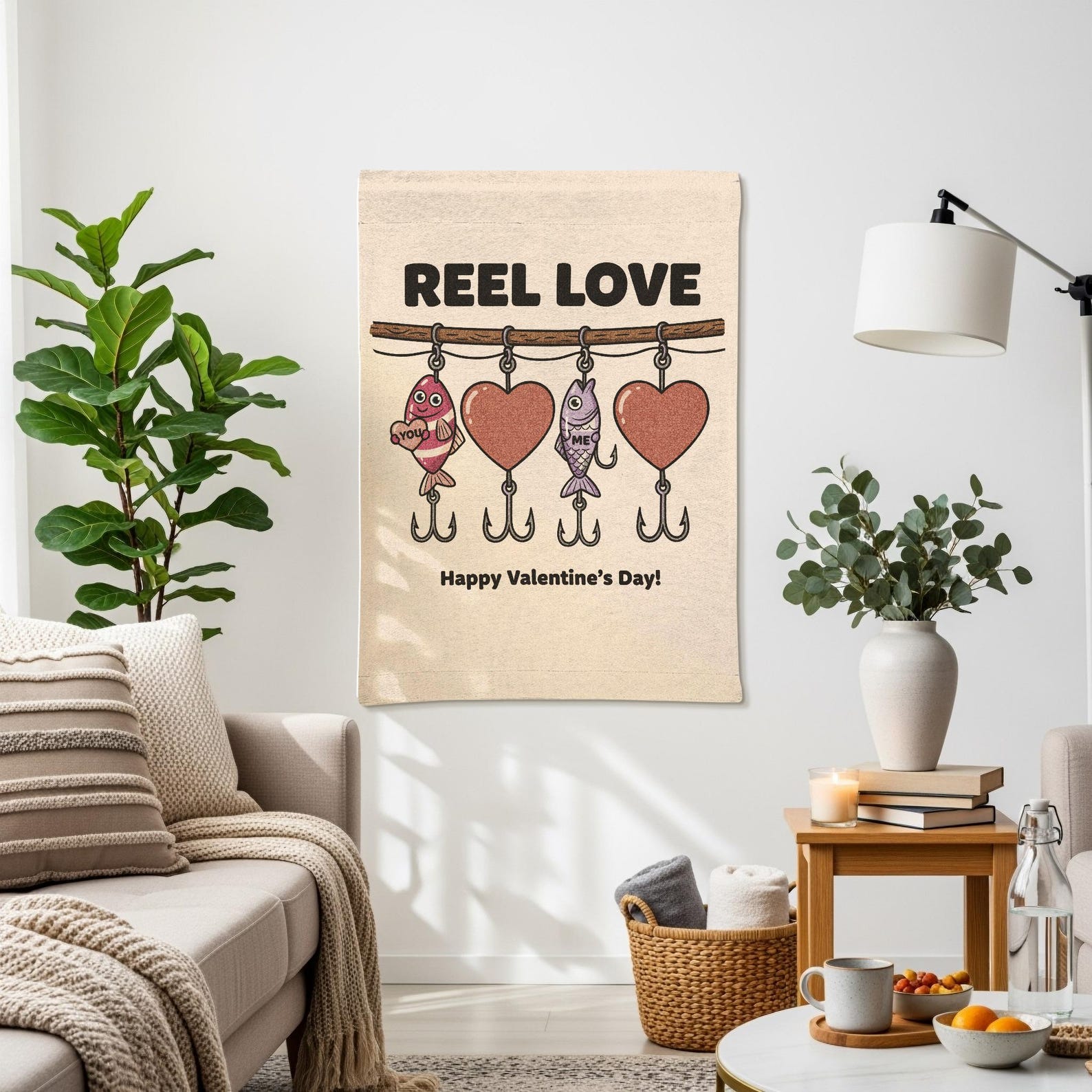 Reel Love Valentines Day Sublimation PNG, Fishing Valentine Design ...