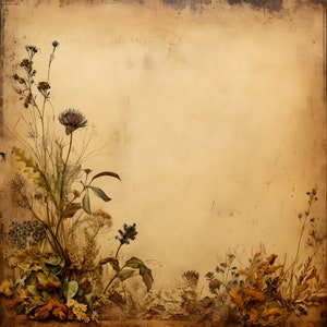 Autumn Vintage Backgrounds Digital, Fall Square Papers, Pumpkins ...