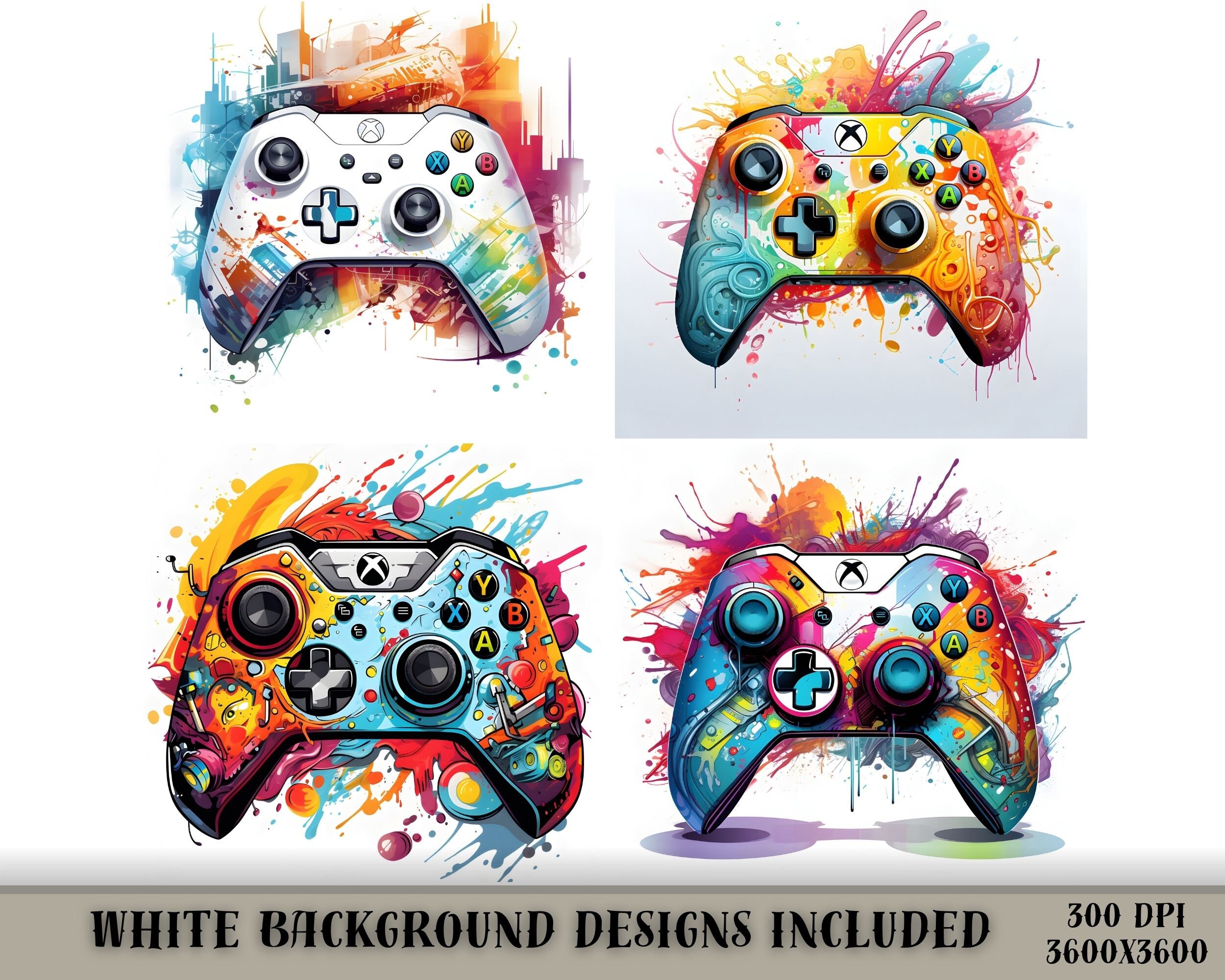 16 Game Controller Clipart High Quality Jpgs Digital - Etsy UK