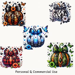 Watercolor PNG Clipart, Fall Pumpkin Collection, Halloween Pumpkin ...